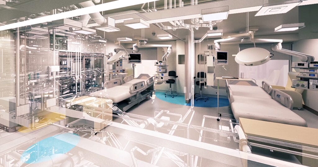 Healthcare Construction Projects Need at least an LOD 350 Model